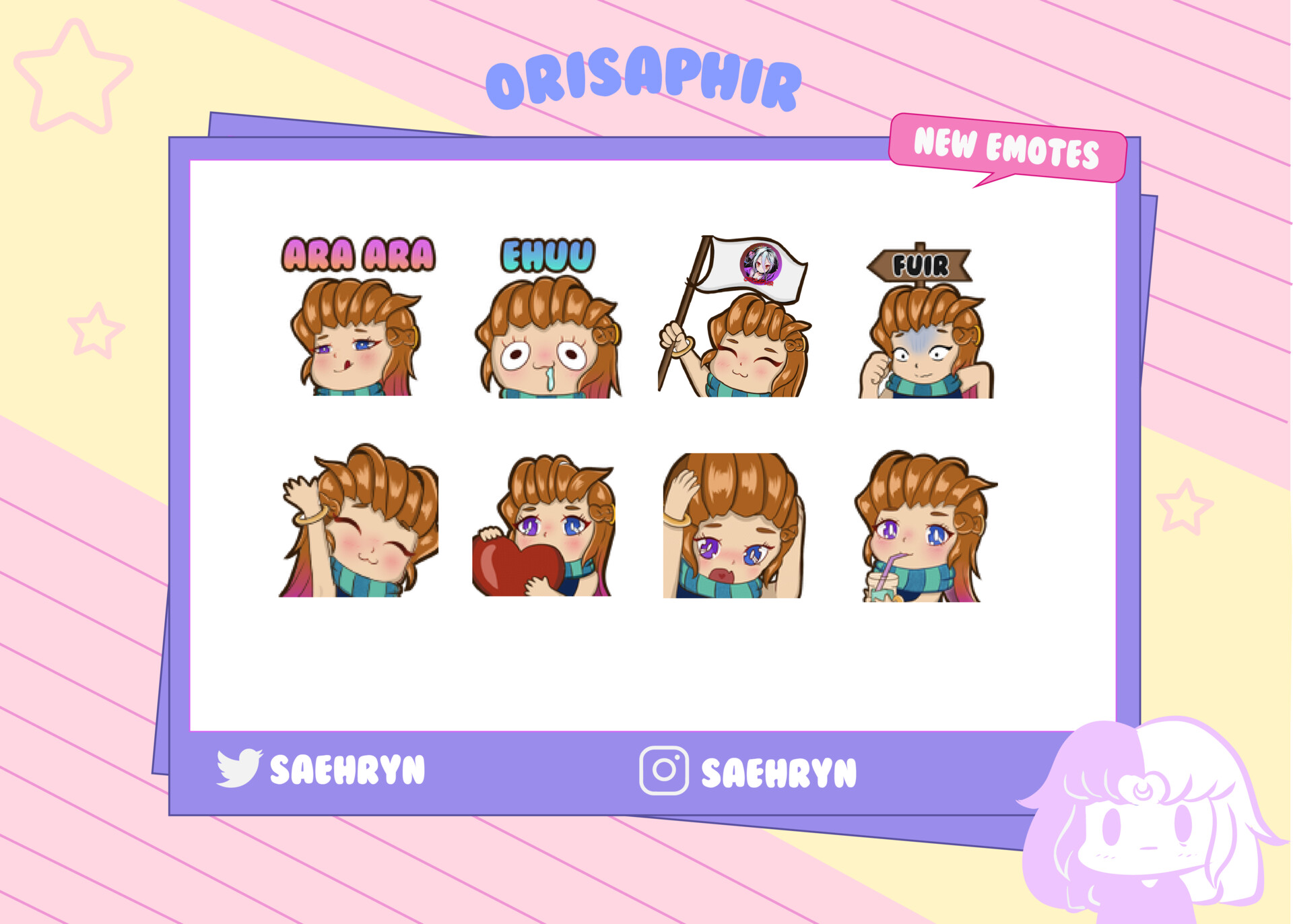 ArtStation - Zoe LoL emotes