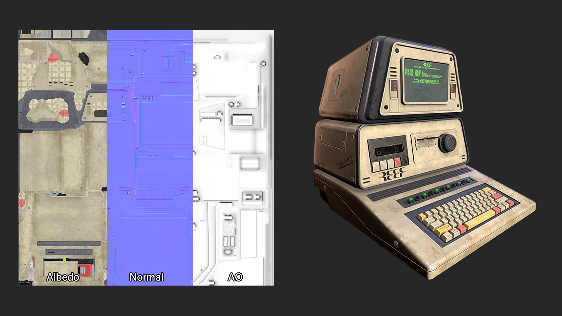 George Beswick - Retro Futuristic Computer Terminal