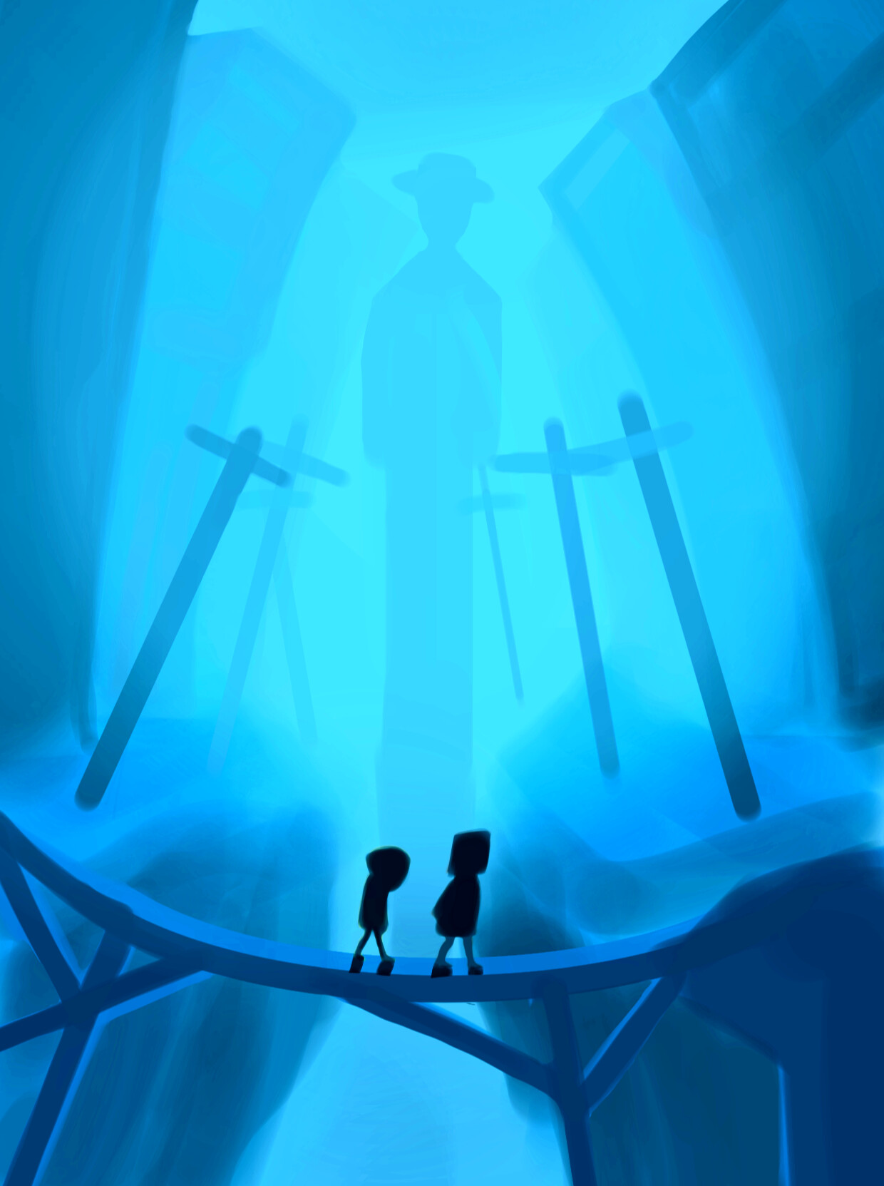 ArtStation - The Thin Man is watching.