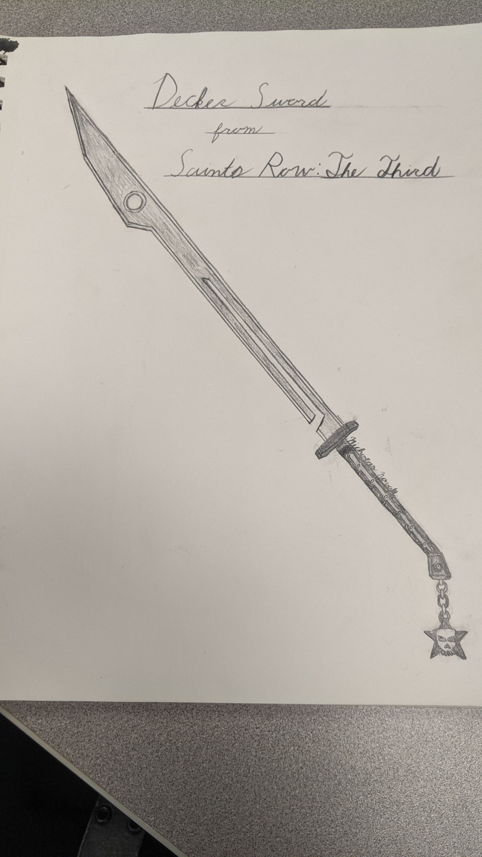 ArtStation - Decker Sword from Saint's Row: The Third