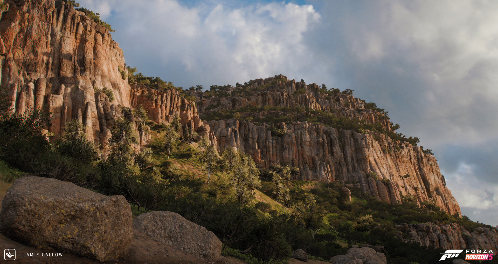 Jamie Callow - Forza Horizon 5 - Canyons Rock Geology