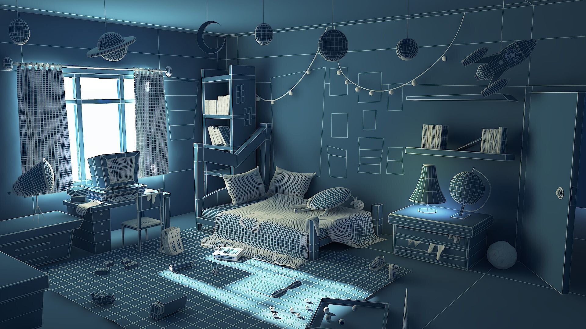 Cartoon Room Background