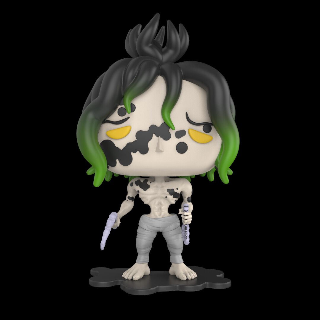 Lucian Bogdan - Demon Slayer Upper Moon 6 Gyutaro Funko POP