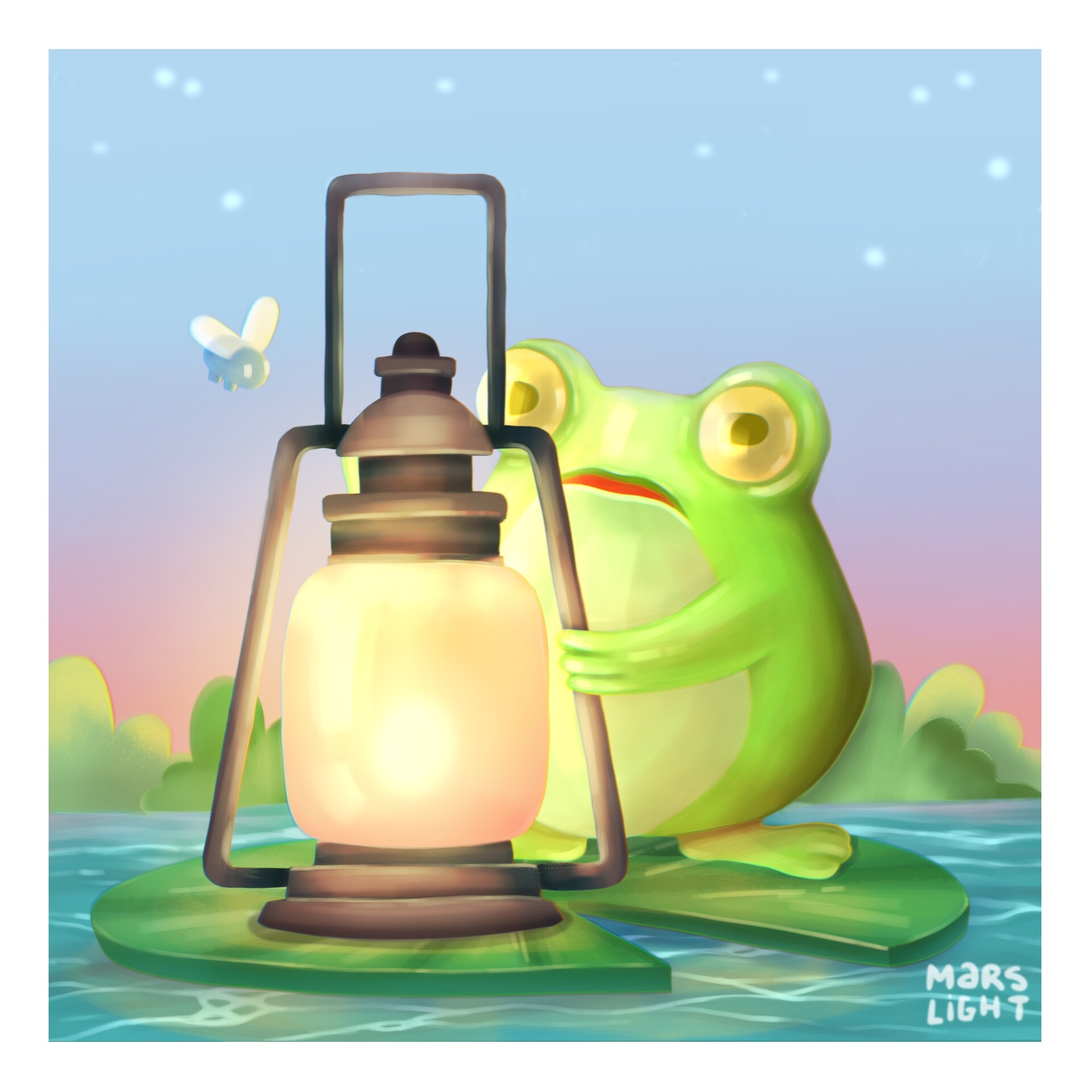 ArtStation - Toad and Lamp