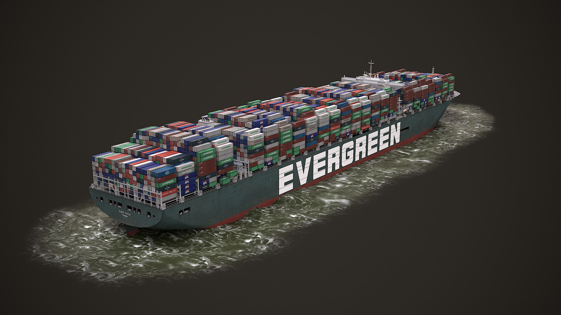 ArtStation - Ever Given Cargo Ship | Evergreen