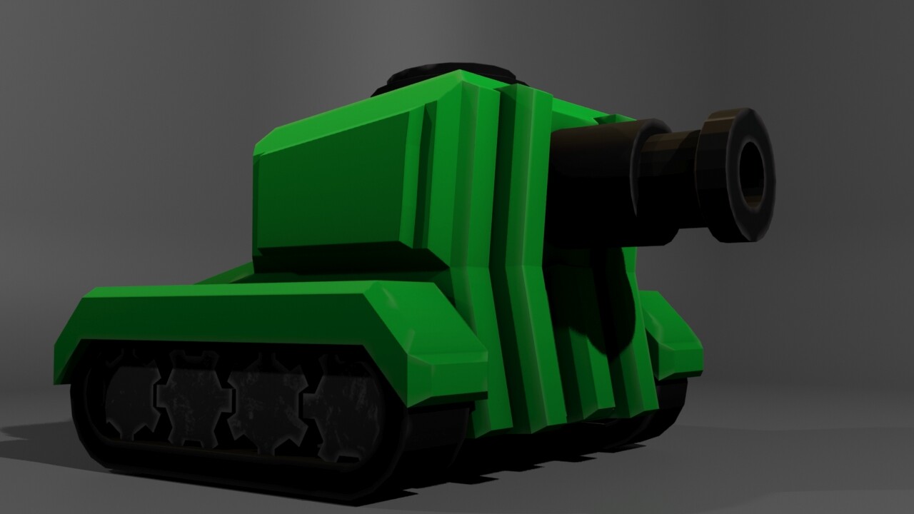 ArtStation - Stylized Tank: Chunky