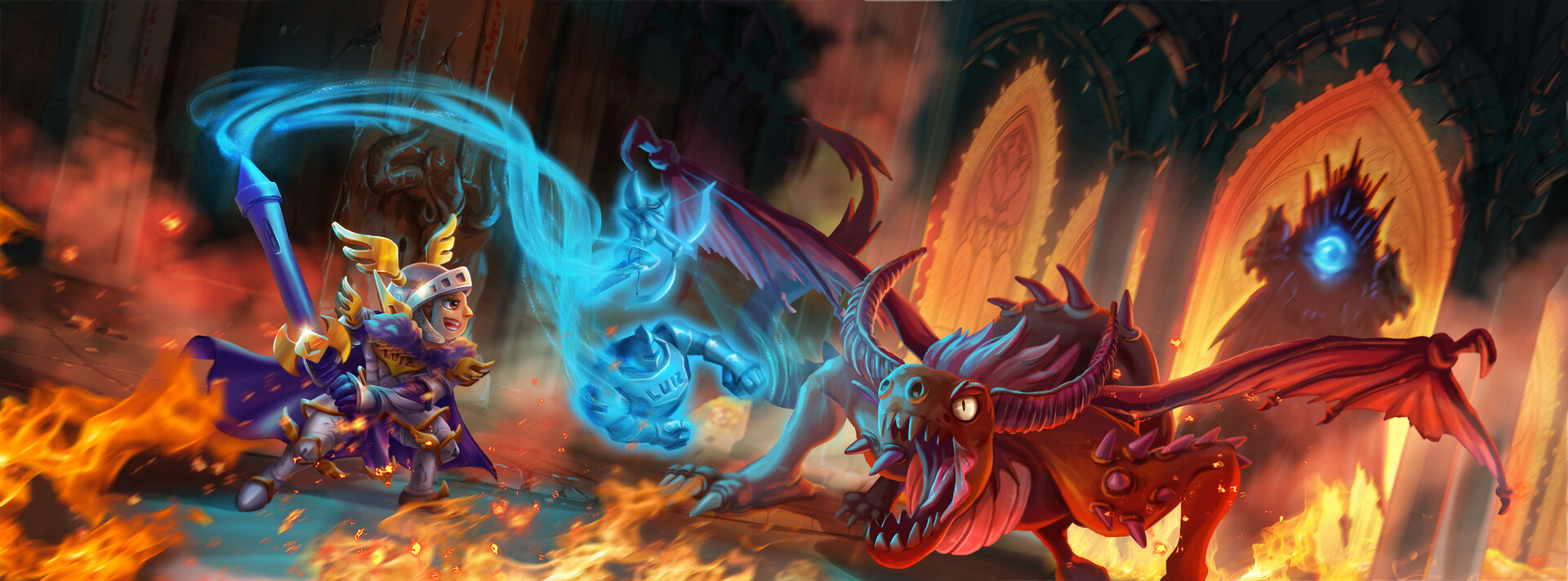 ArtStation - Knight World Banners and Logo