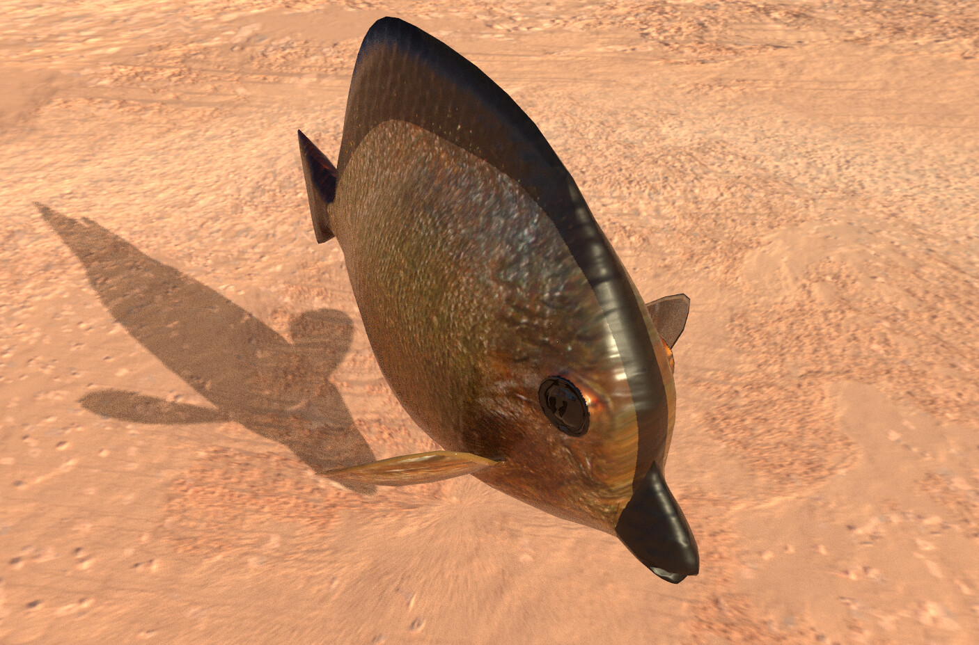 ArtStation - Substance Painter Fish, 2021