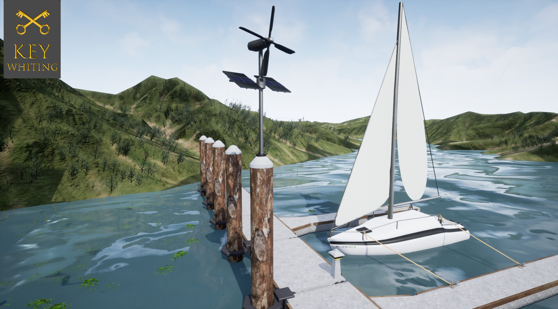 ArtStation - Concrete Boat Dock