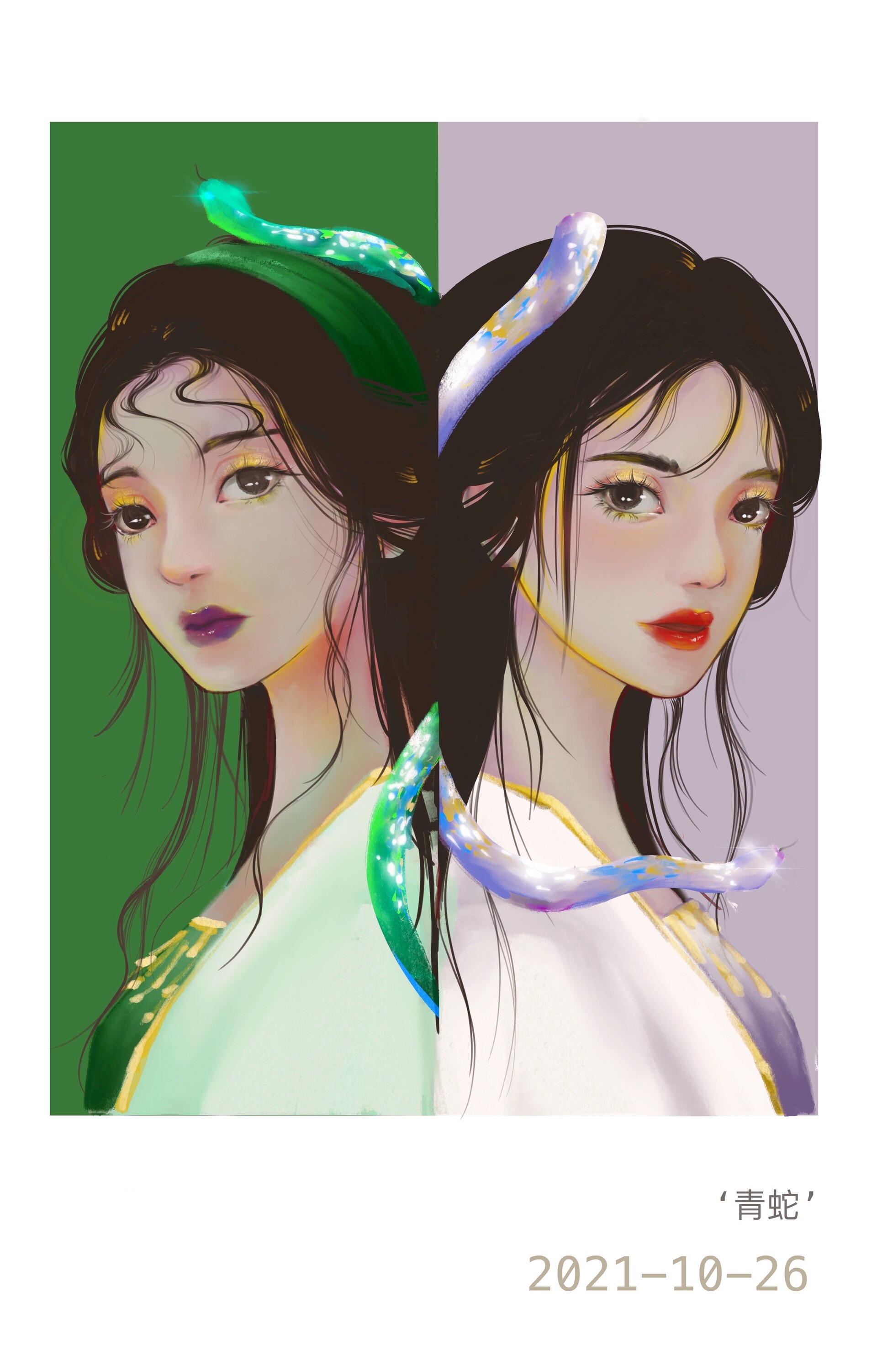 ArtStation - The tale of the white snake