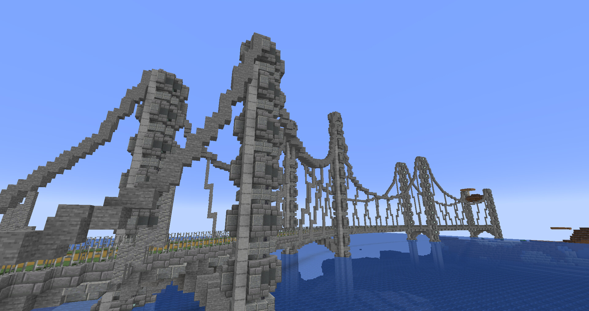 GrassPelt - A Big Minecraft Bridge