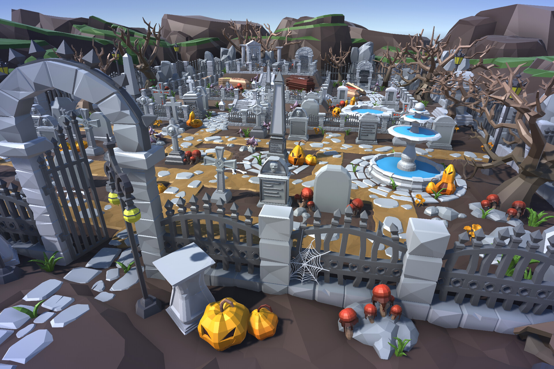 Pure Poly - 3D Models for your Game - Ultimate Low Poly Nature Pack