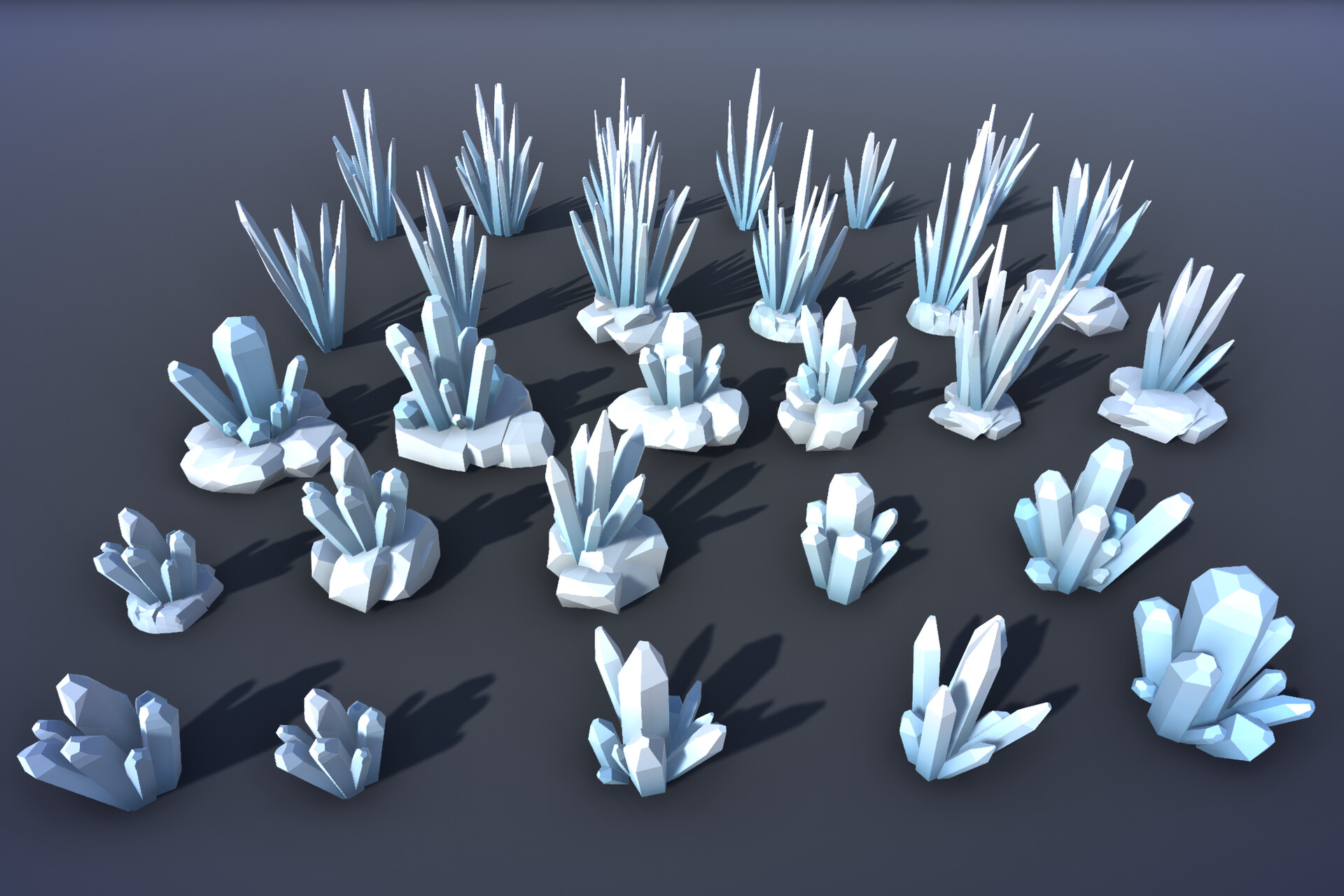 Pure Poly - 3D Models for your Game - Ultimate Low Poly Nature Pack