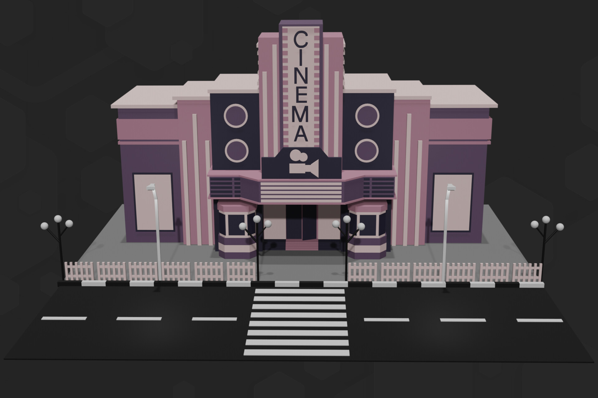 ArtStation - Cinema Building