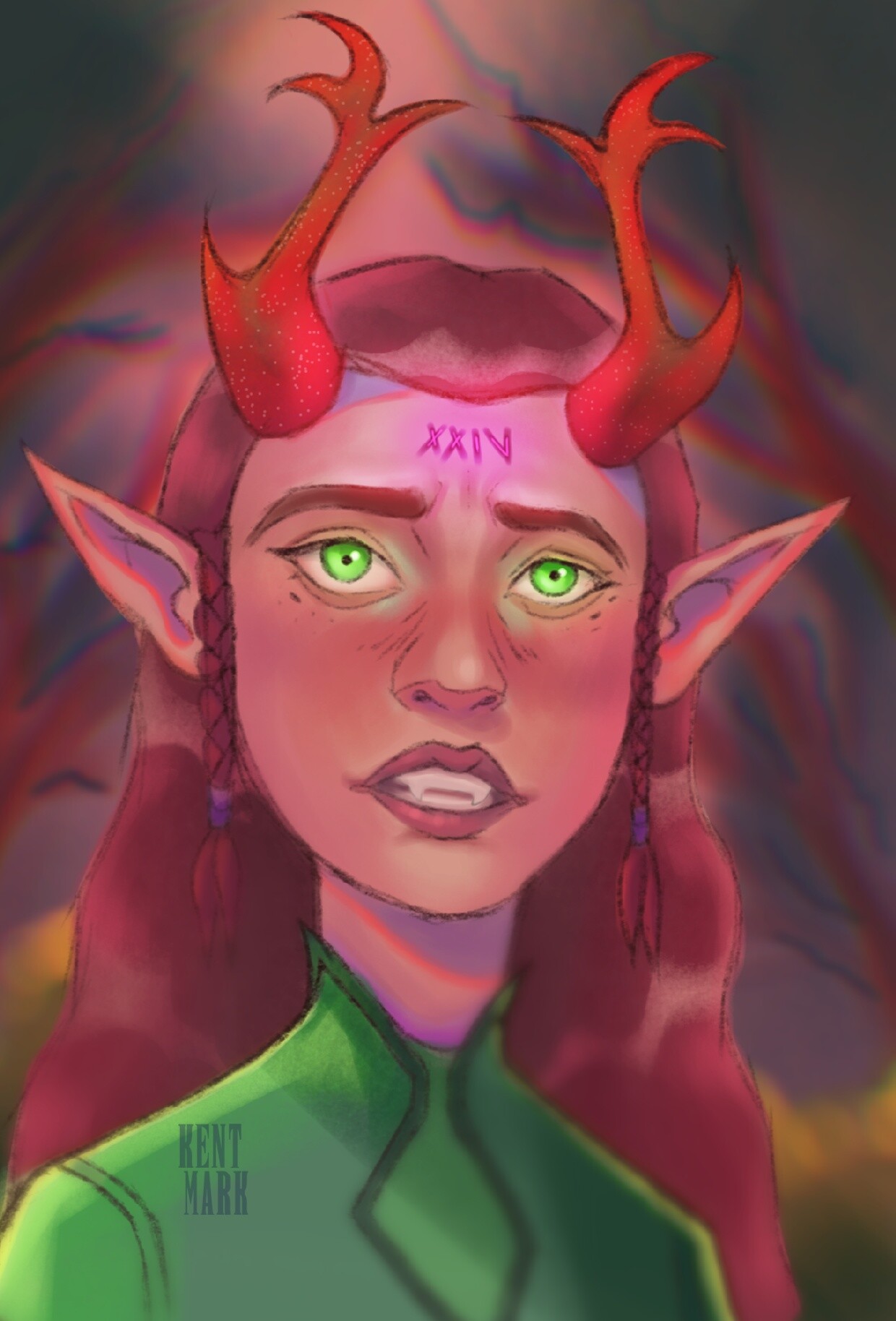 ArtStation - Cursed Forest Elf