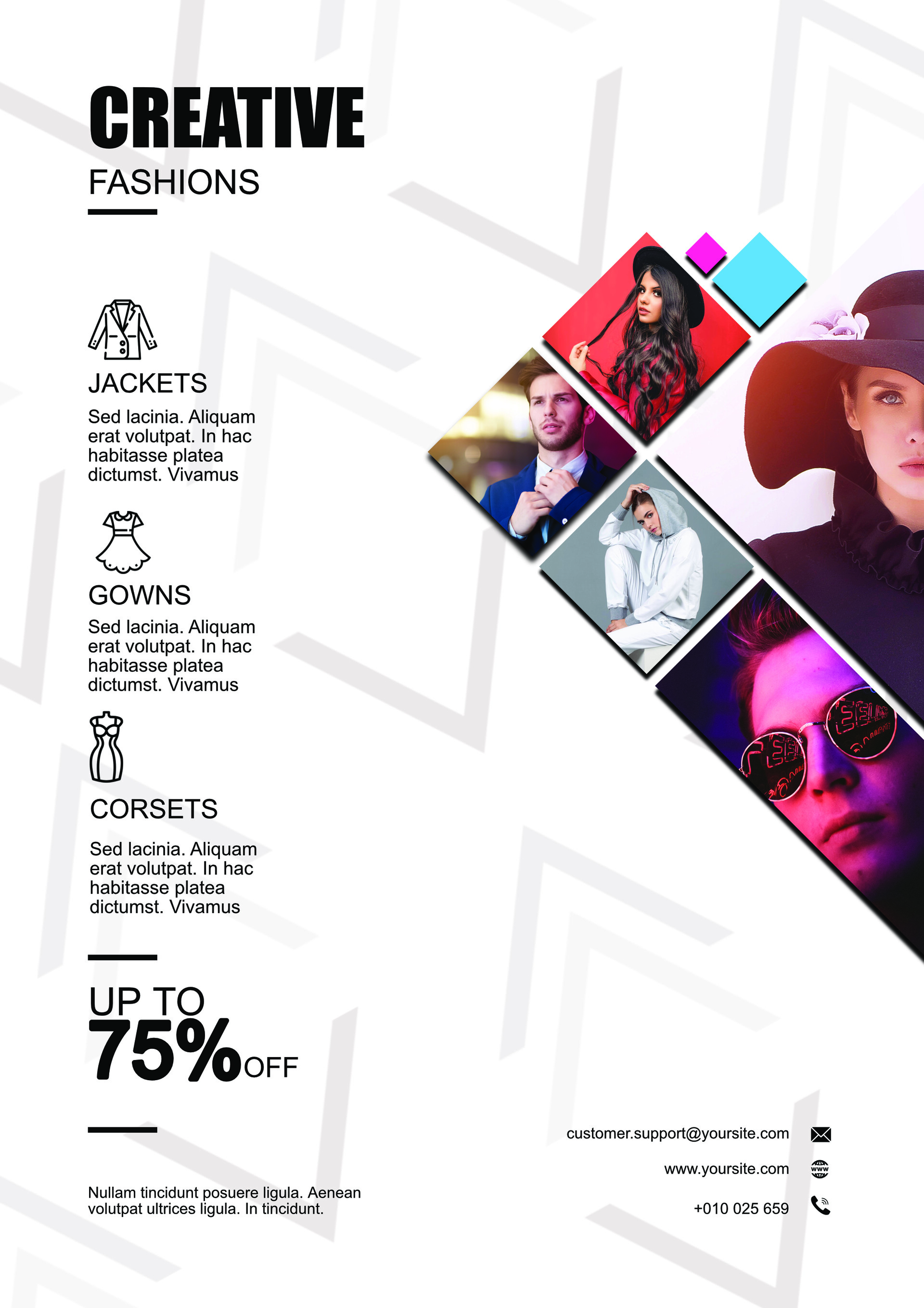 Missing In Art - Flyer designs - class projects for GD diploma