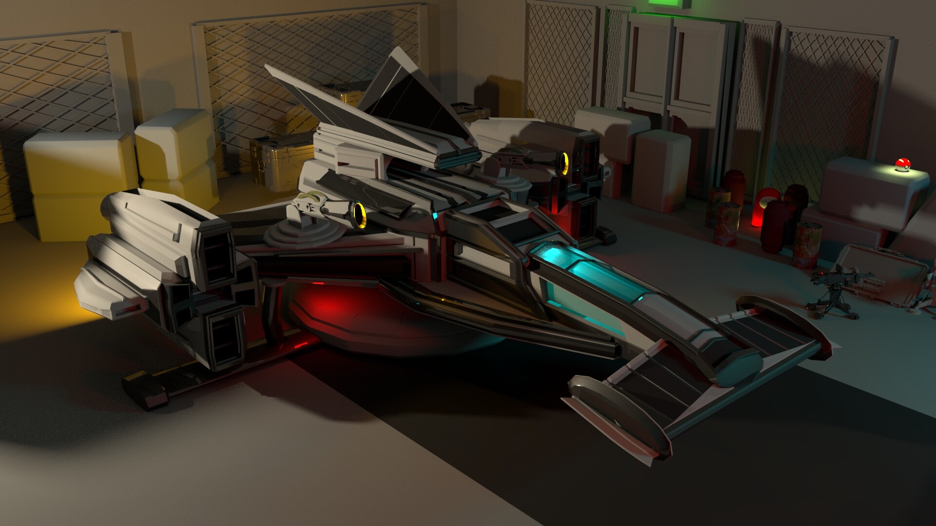 ArtStation - space ship render