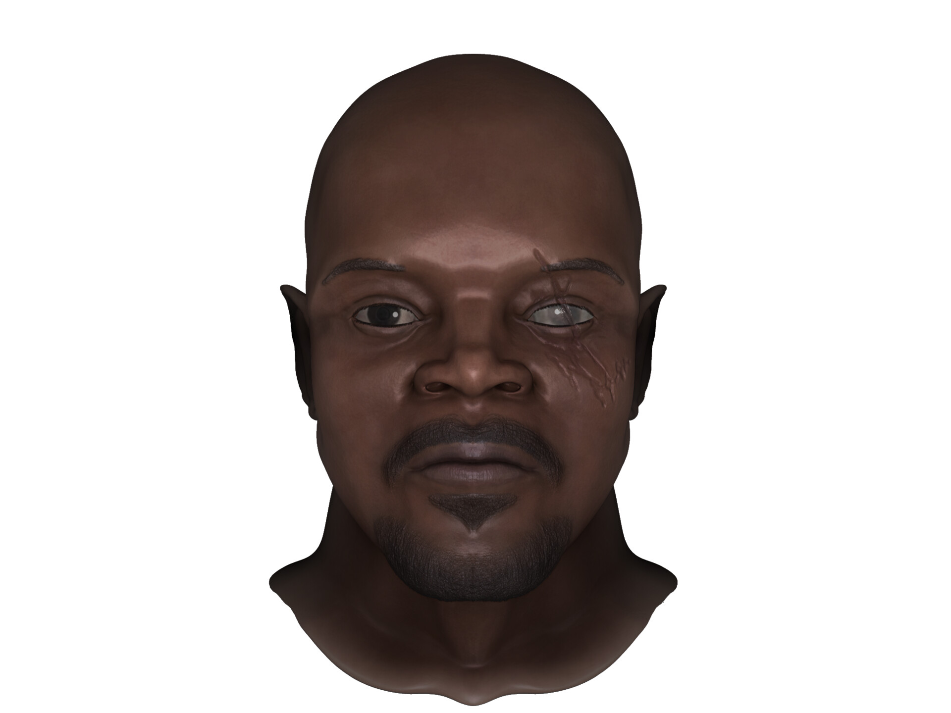 Nick Fury Samuel L Jackson Eye