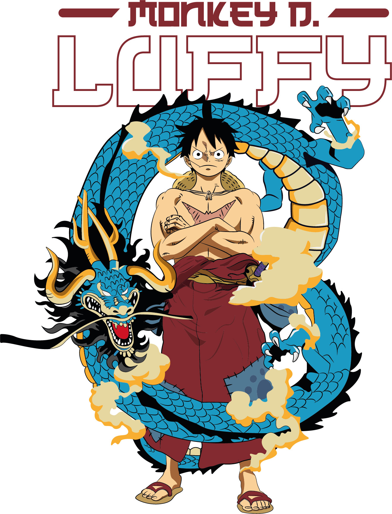 ArtStation - Luffy & Kaido
