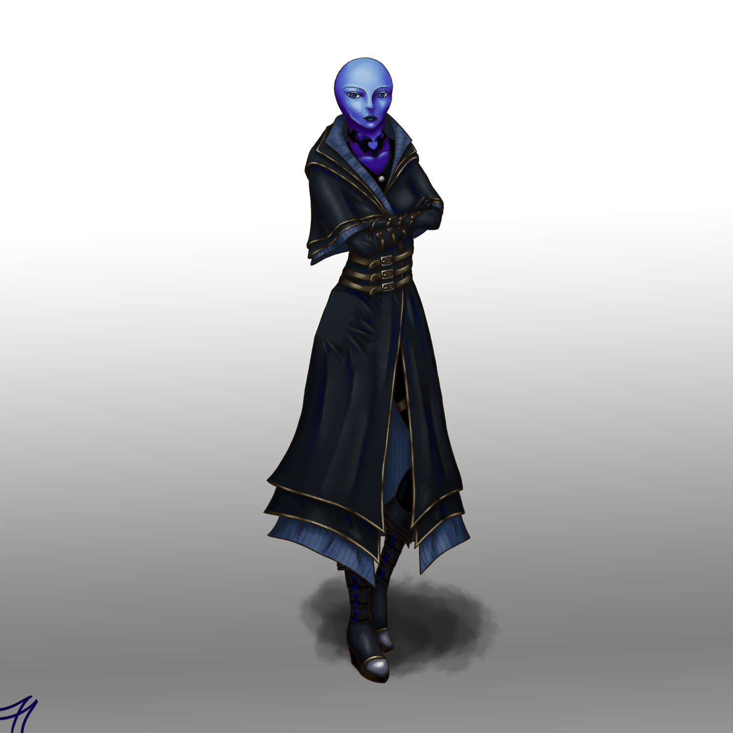 ArtStation - Mevonn, vedalken divination wizard