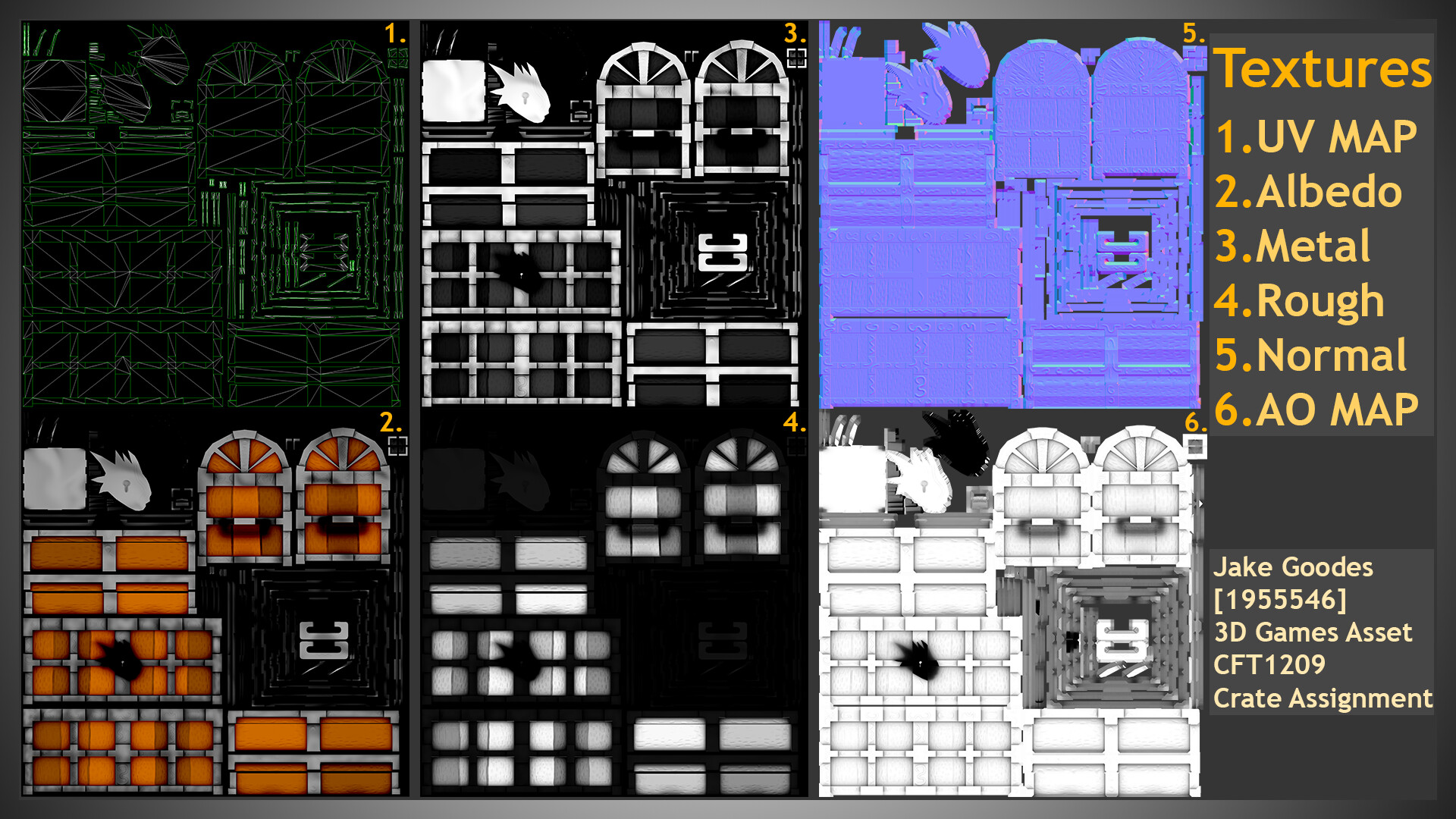 Jake Goodes - Hand Painted Chest