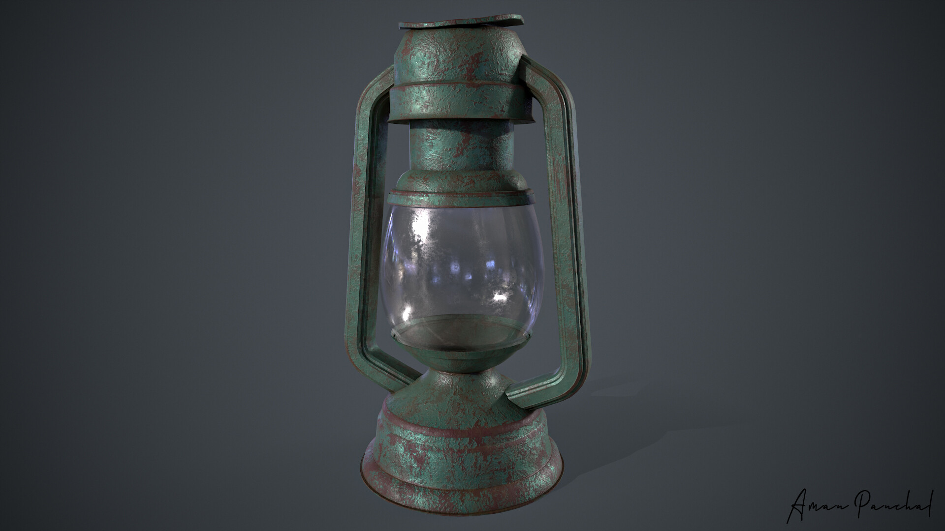 ArtStation - 3d Lamp modelling realistic texturing