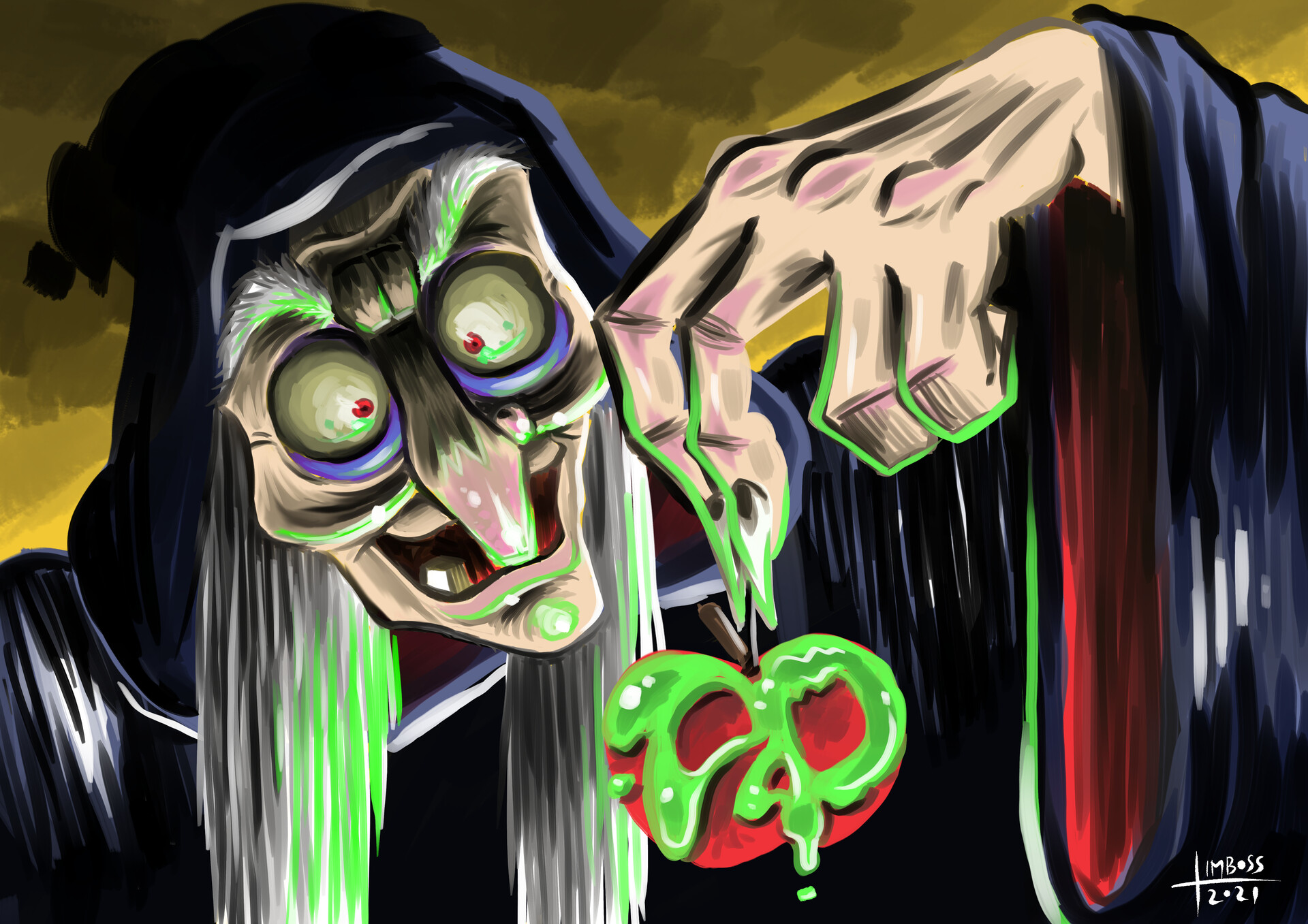 ArtStation - Mizrabel (Evil Witch)