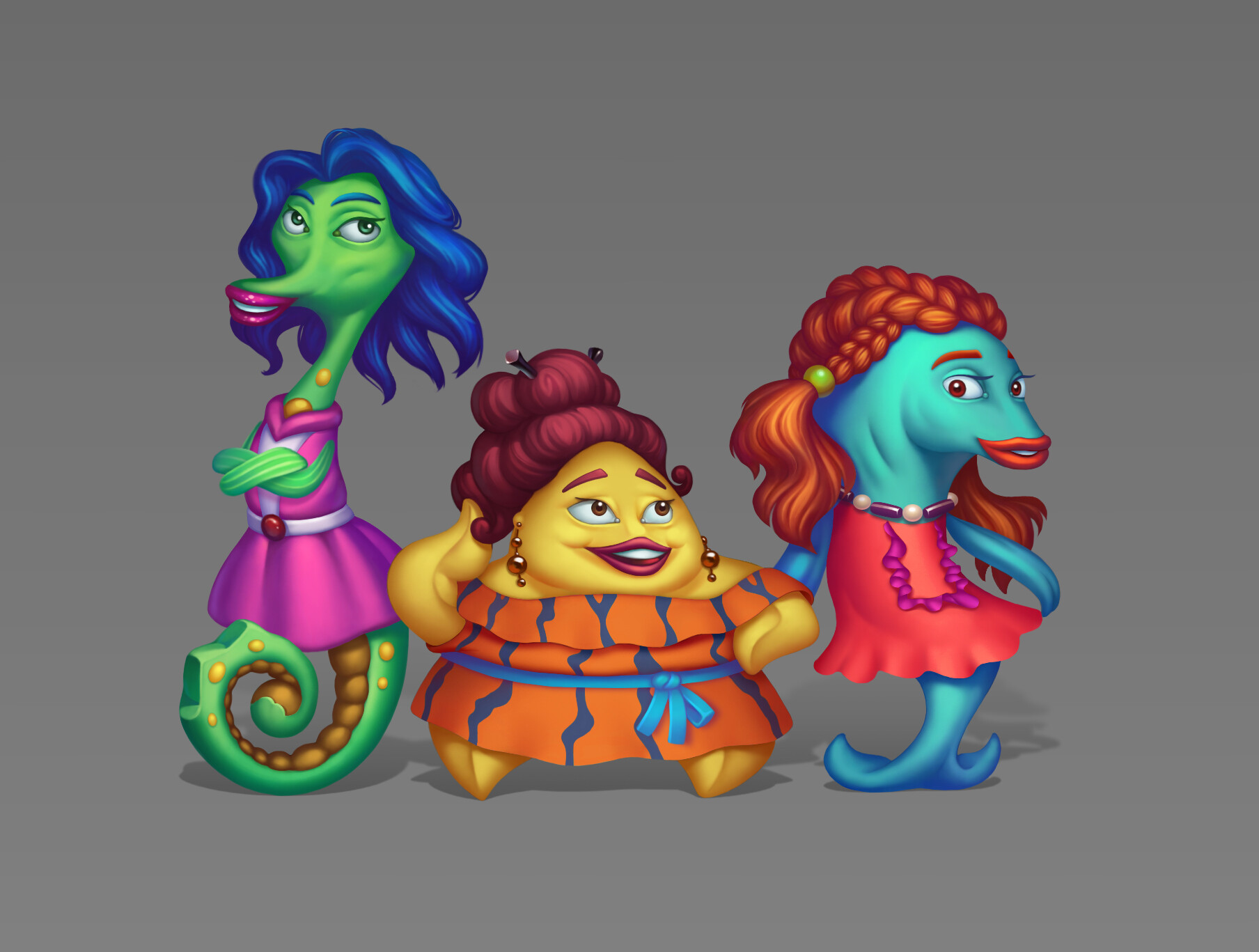 ArtStation - Fish girlfriends