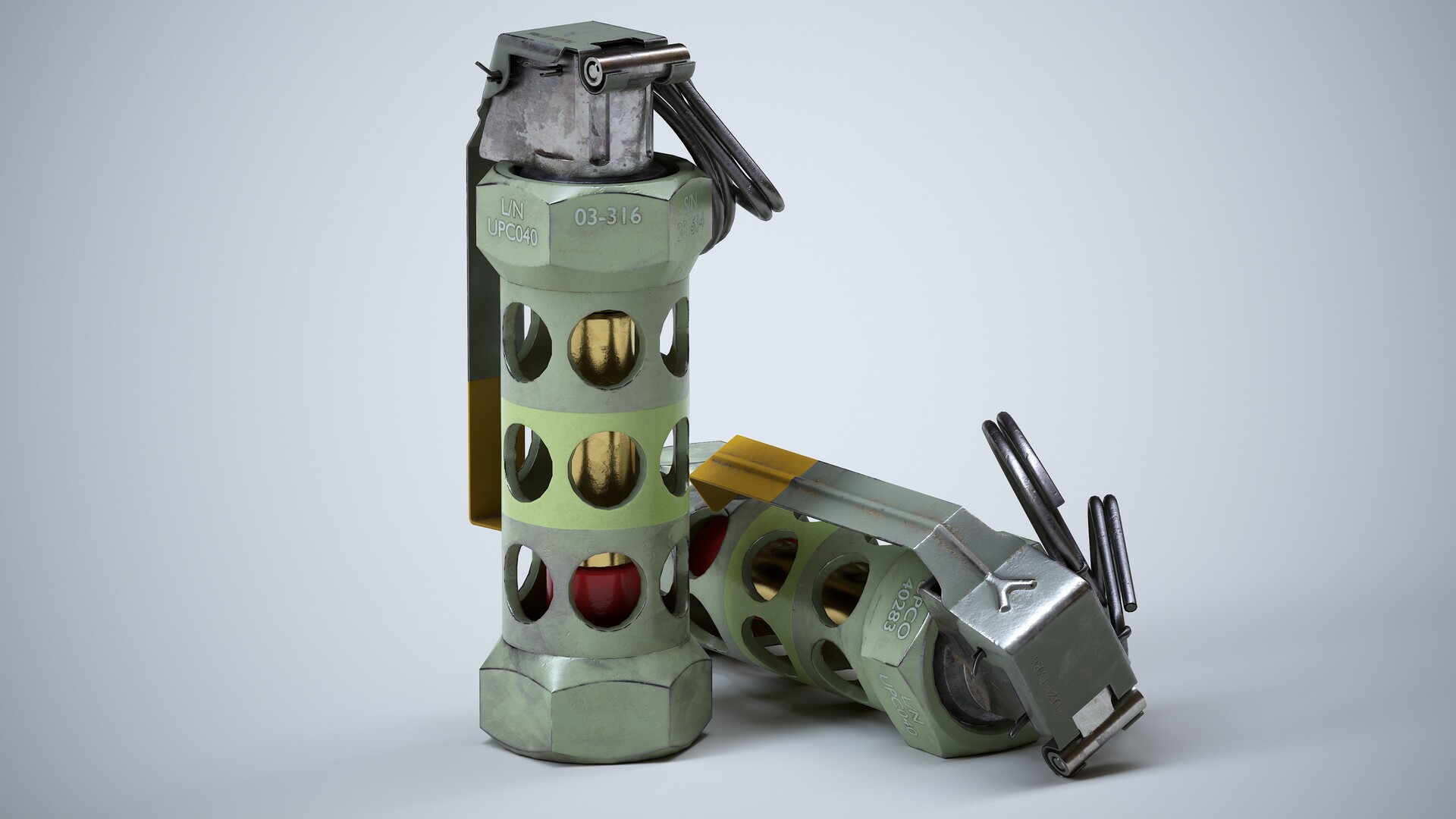 ArtStation - M84 Stun Grenade