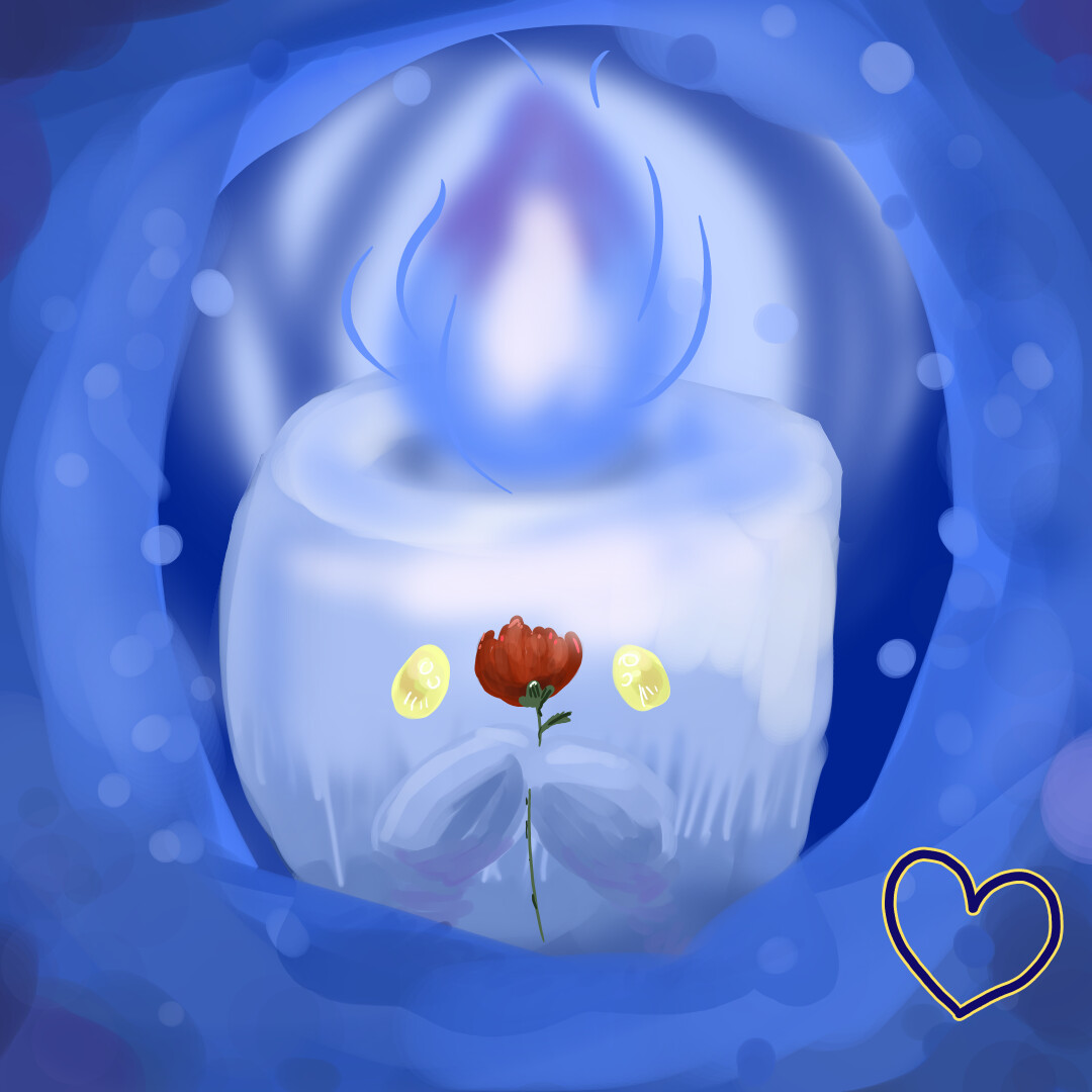 ArtStation - Fanart (Litwick pokemon)