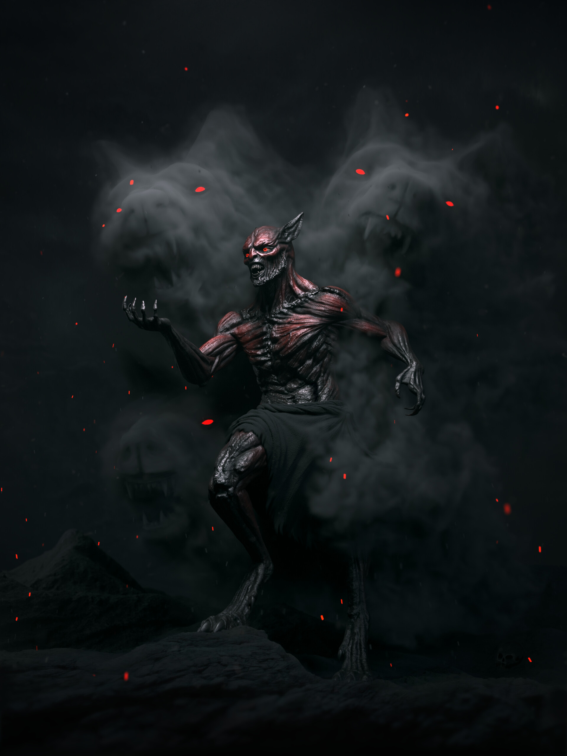 ArtStation - Hell Dog