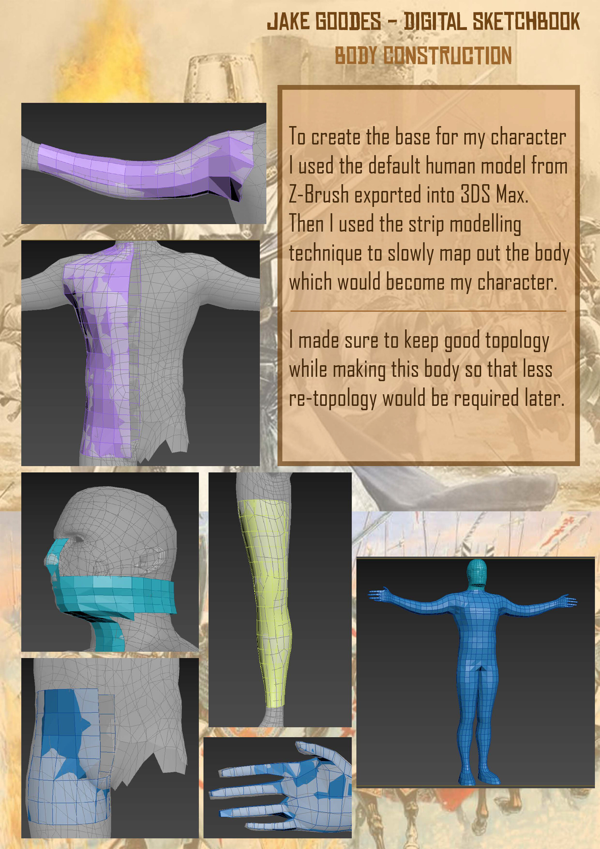 Jake Goodes - Teutonic Knight Character Design