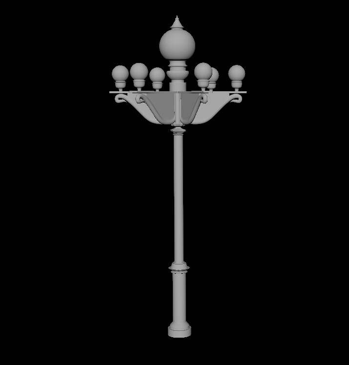 ArtStation - Victorian Lamp Posts