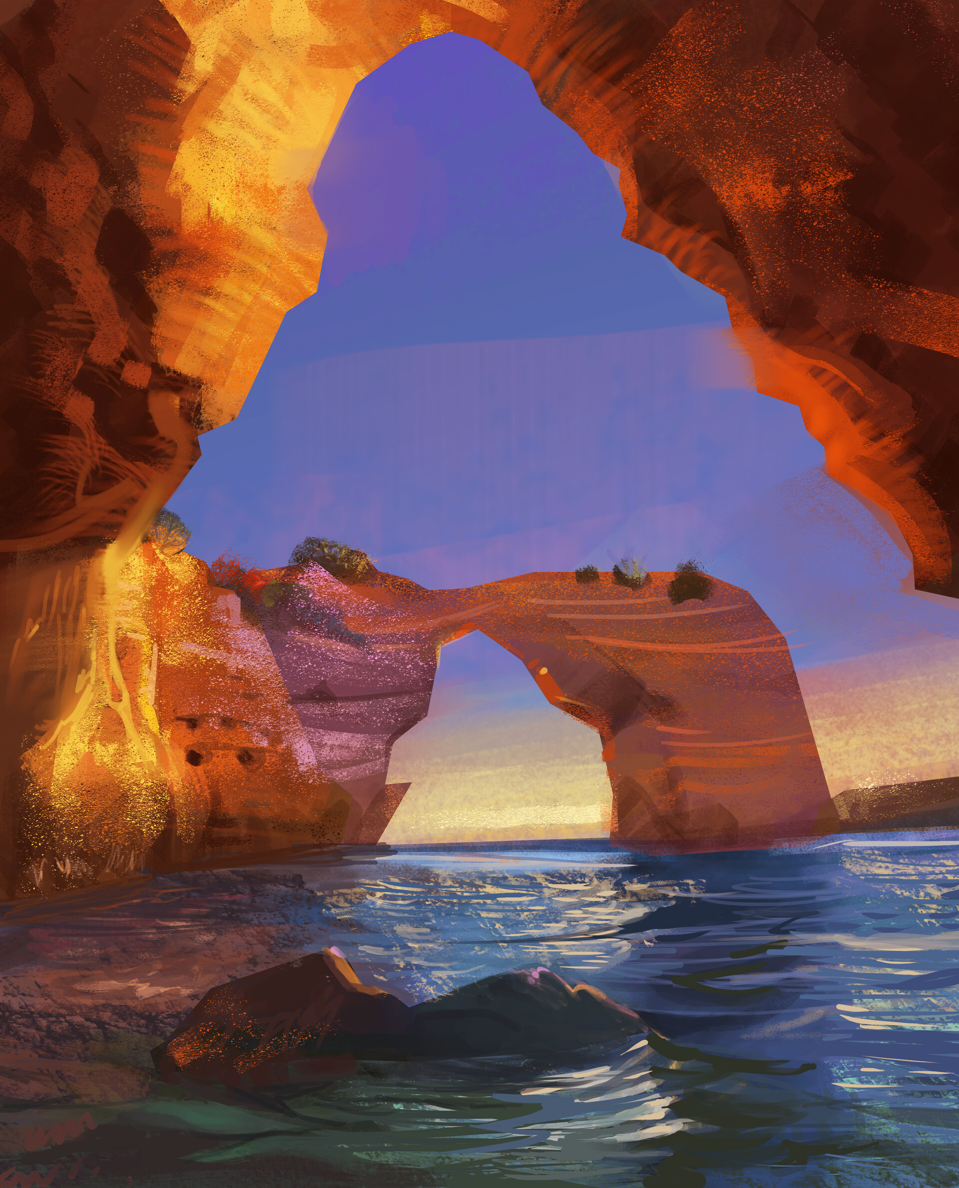 ArtStation - the sea