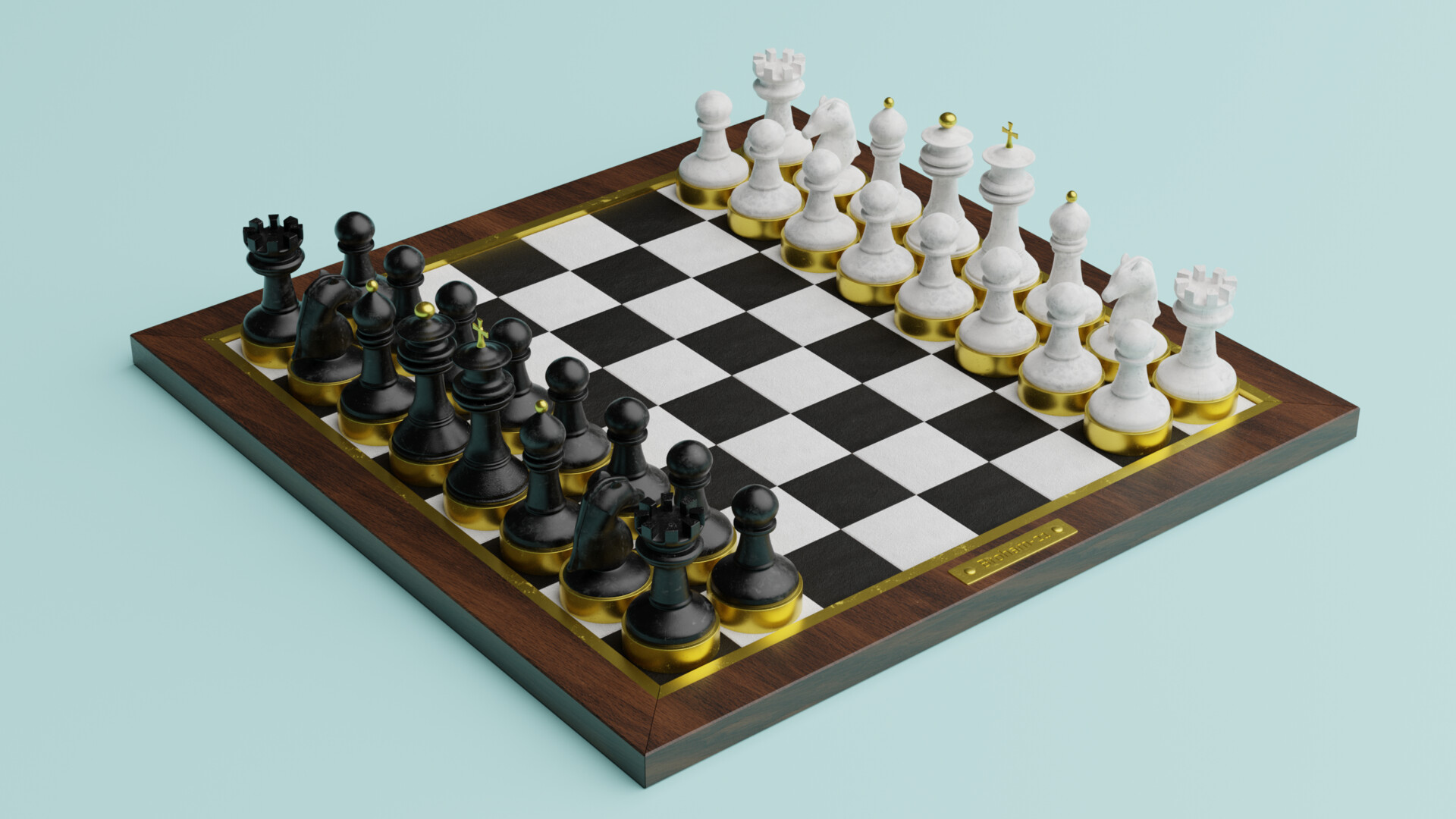 ArtStation - Luxury Chess Set