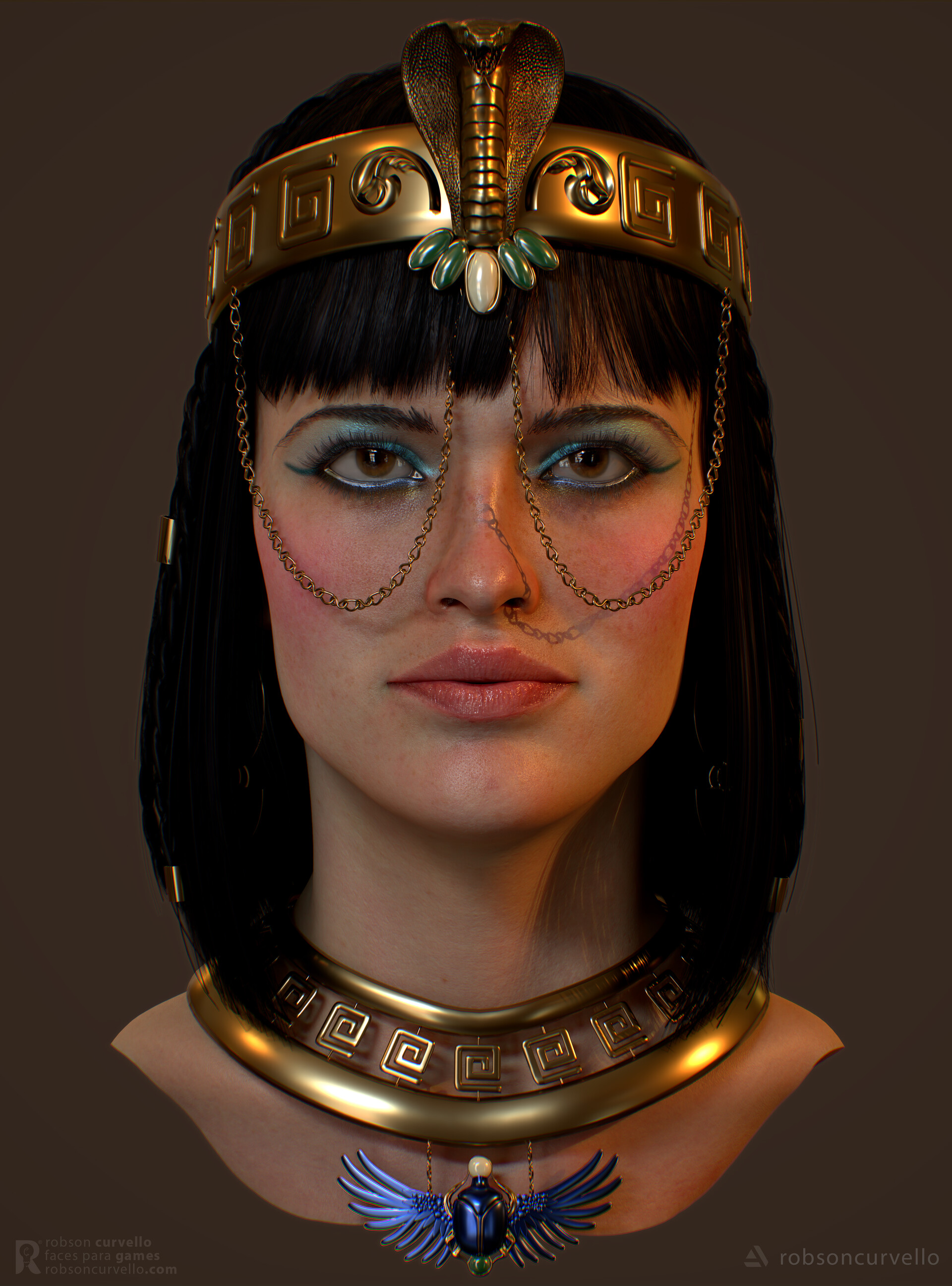 ArtStation - Cleopatra - The Queen of Egypt