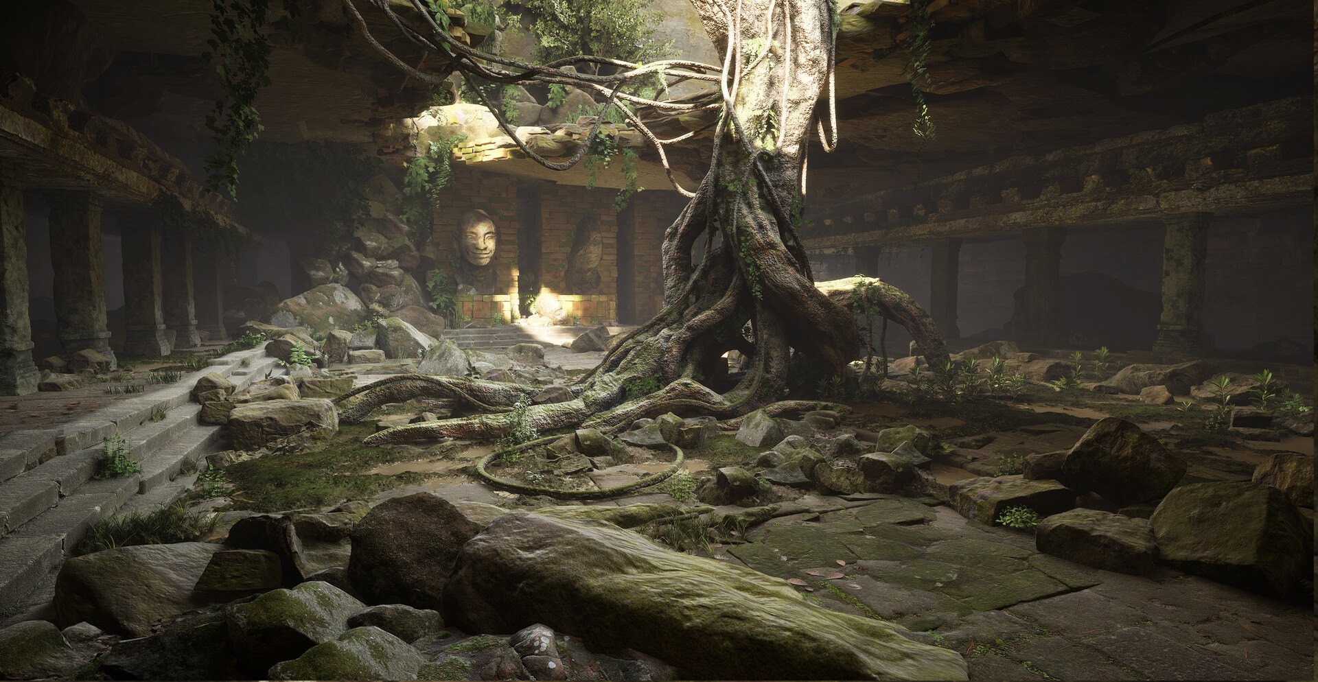 ArtStation - The Cave 3D Environment