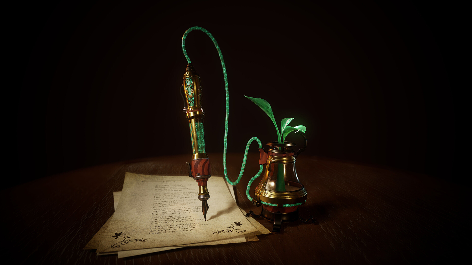 ArtStation - Magic inkwell