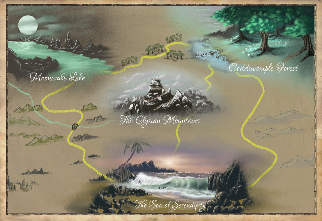 ArtStation - Fantasy map