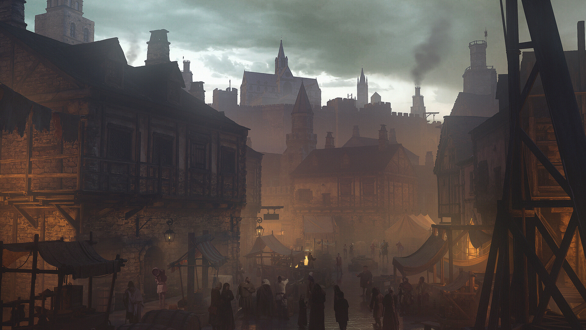 ArtStation - Medieval street