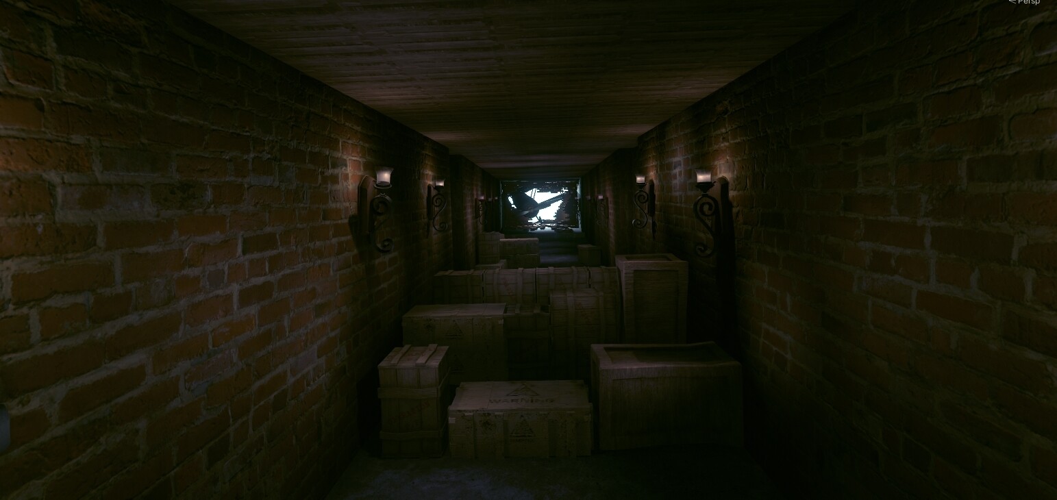 ArtStation - Obusite ; Escape : Hallway.