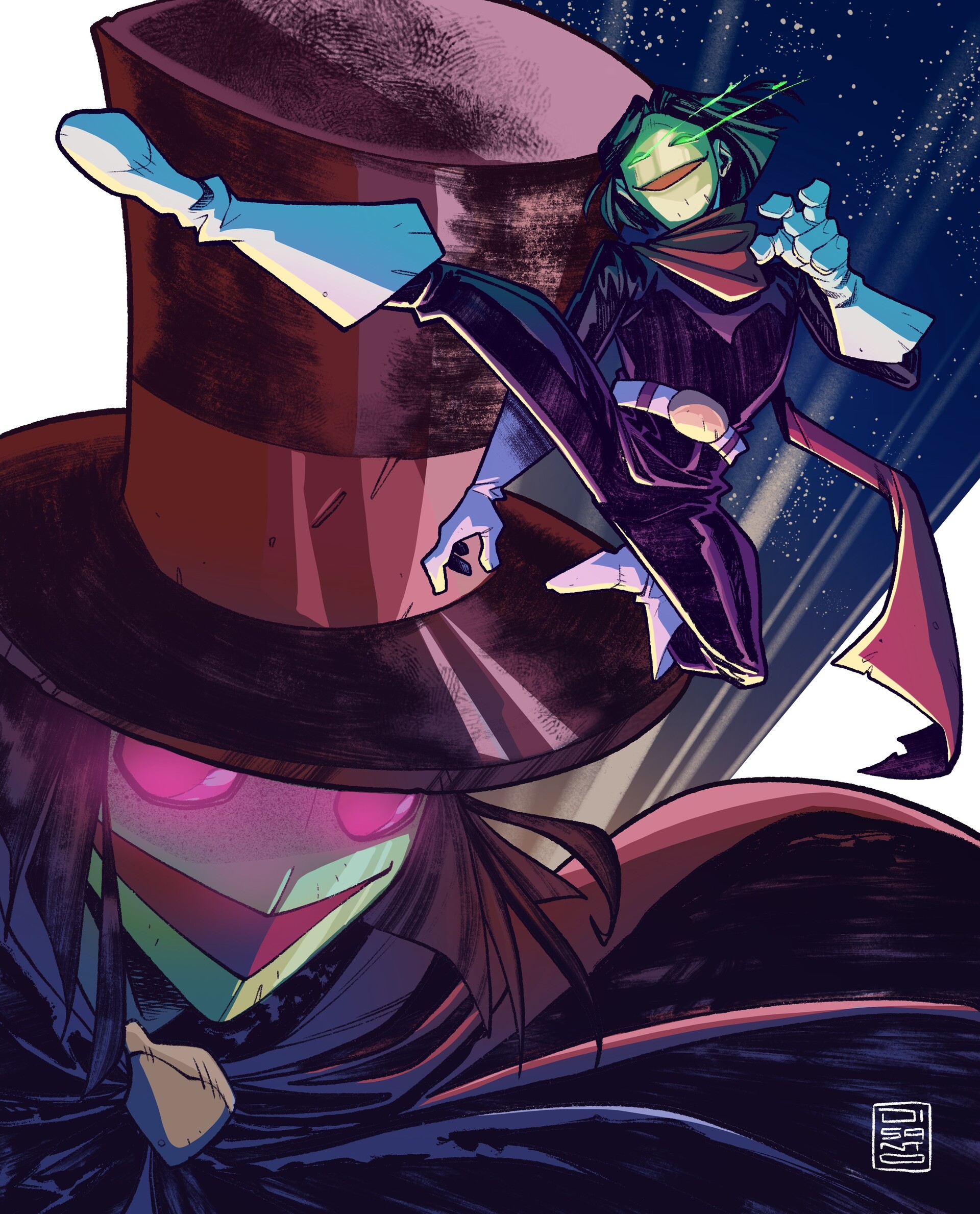 ArtStation - Medabots - Phantom Renegade & Space Medafighter