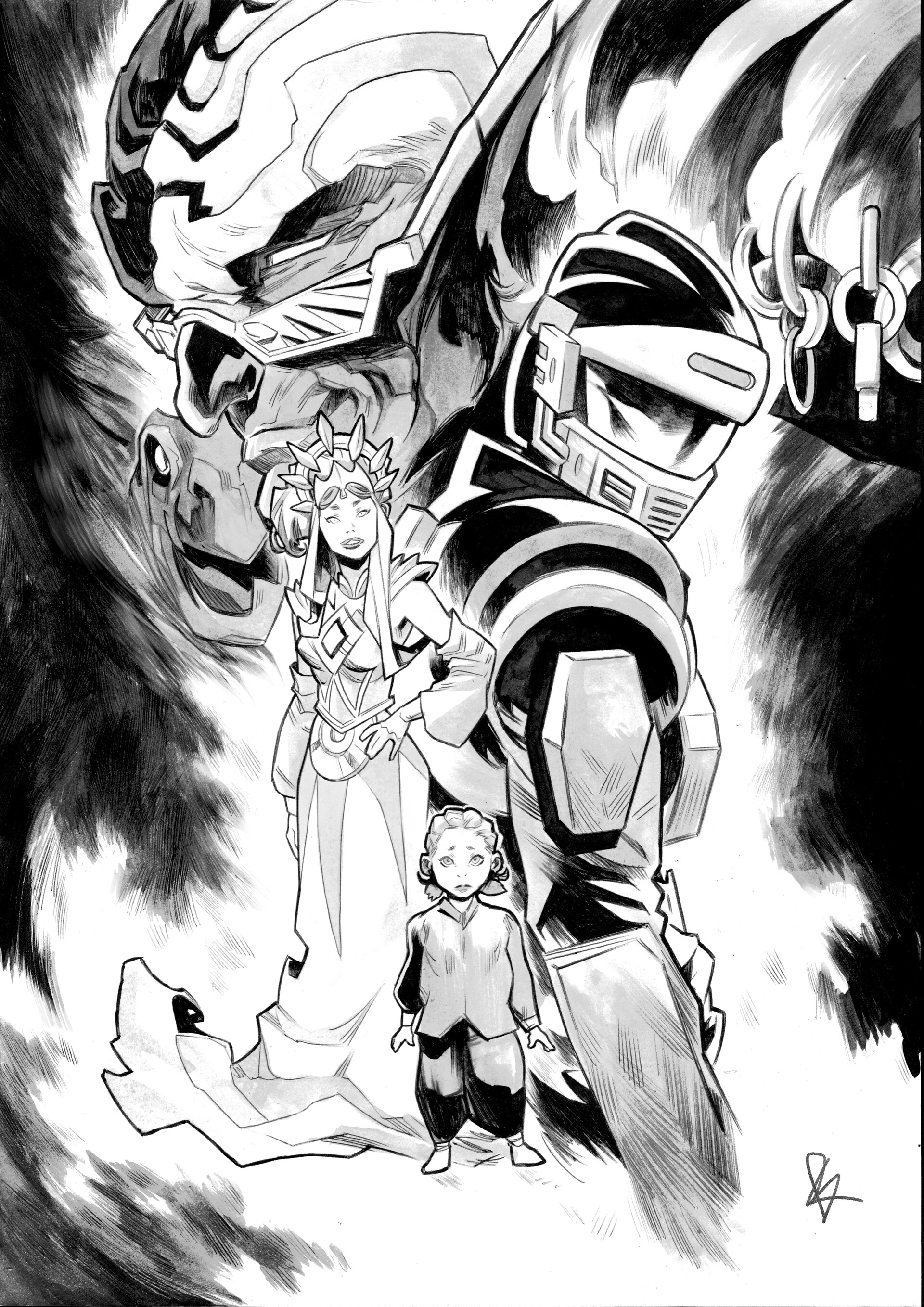 ArtStation - Power Rangers Unlimited - Edge of Darkness - Tribute Poster