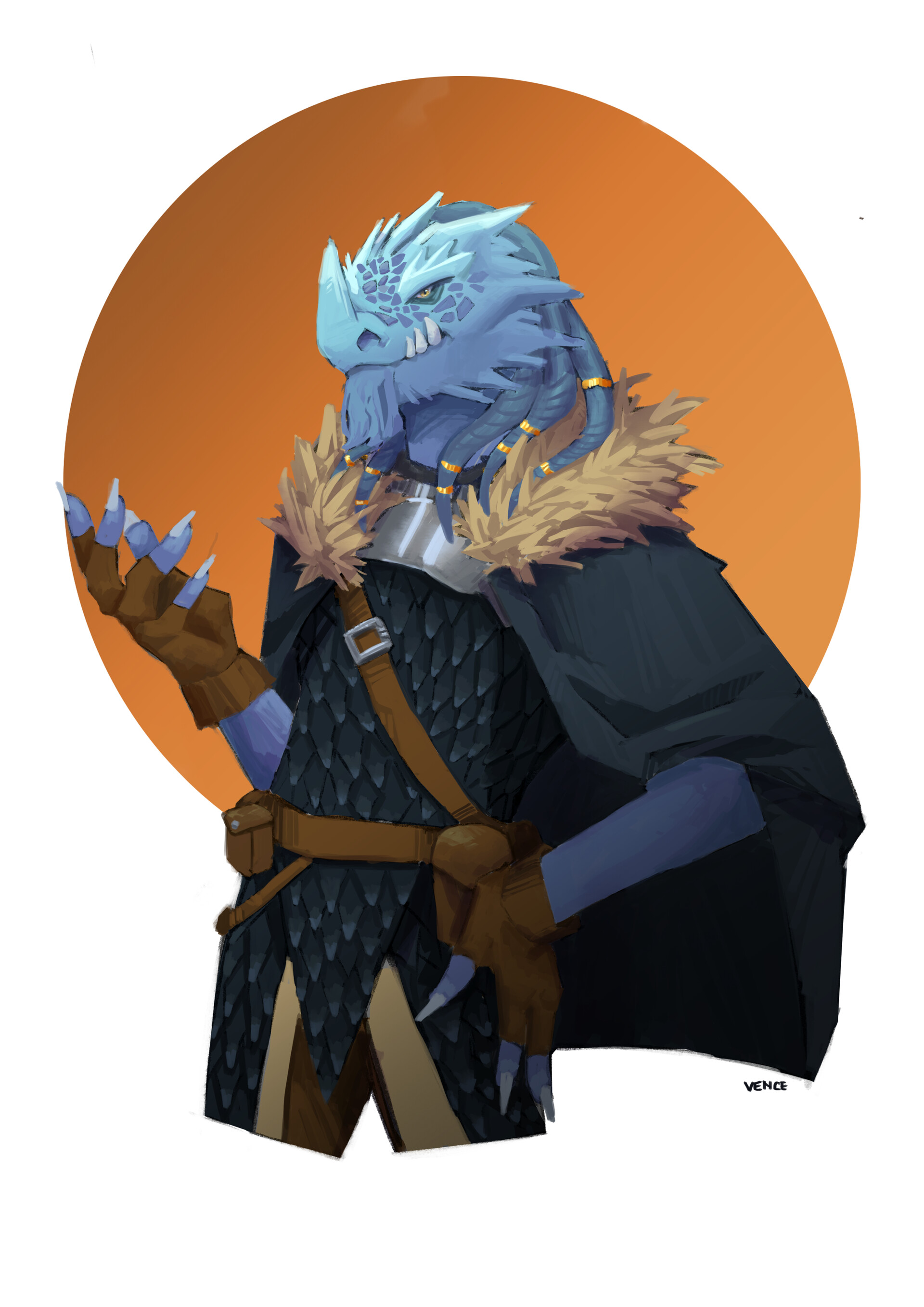 ArtStation - DnD Dragonborn Commission