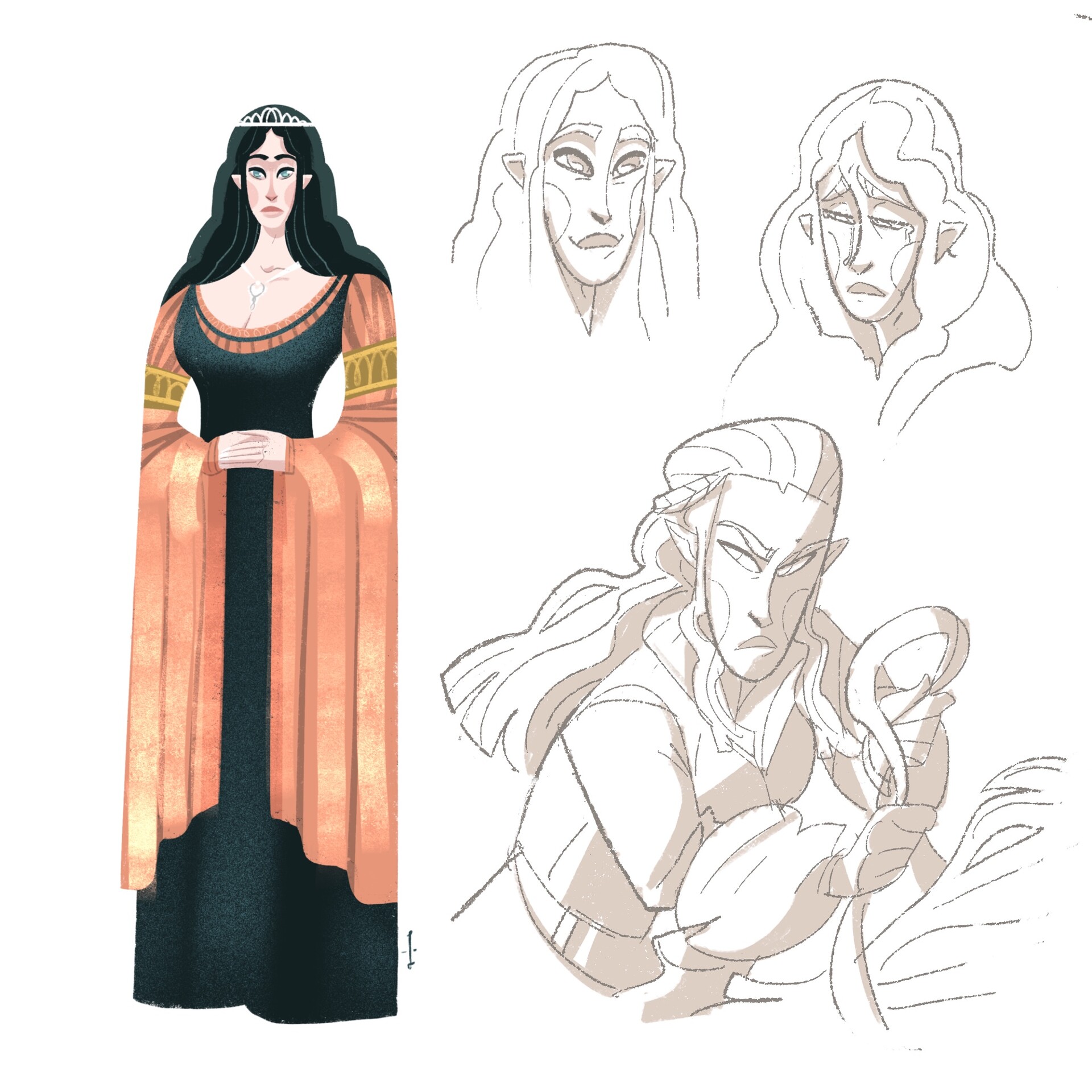 ArtStation - The Lord of the Rings - Concept - Arwen