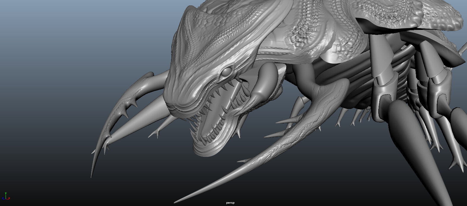 ArtStation - centipede creature