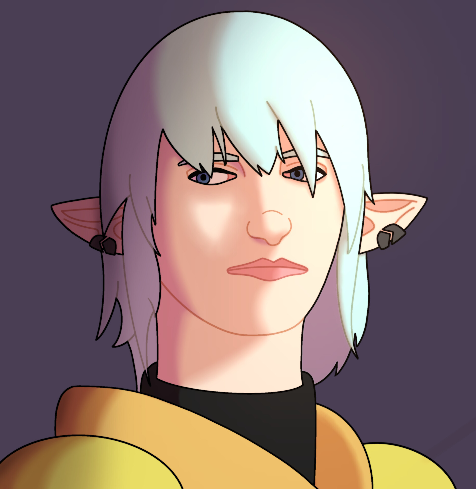 Micky - Face Shadows Study: Haurchefant (FF XIV)