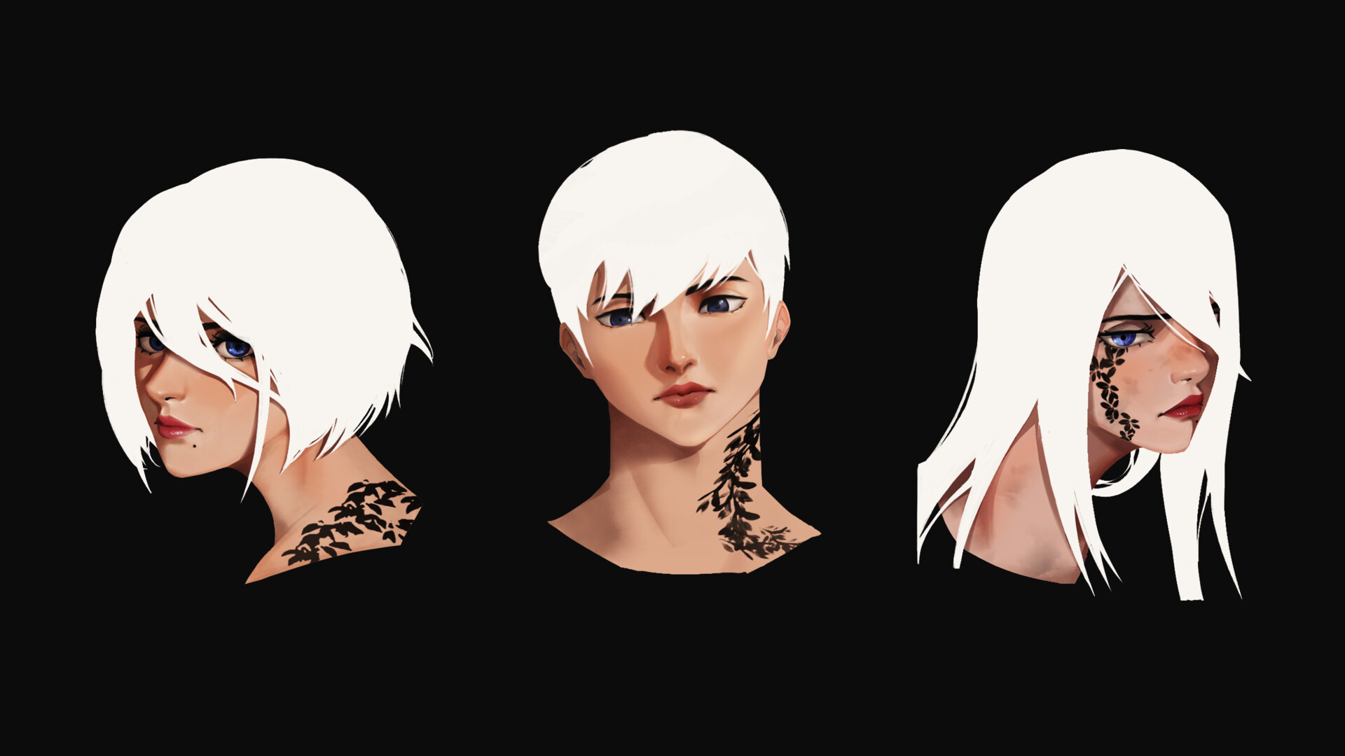 Victor Araujo - Nier Automata Portraits: Alternatives