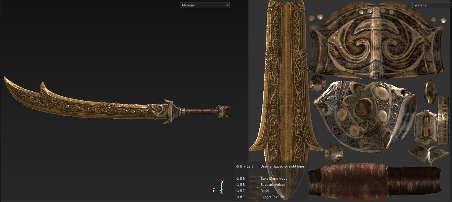 Michael Clark - RedGuard Sword (Elder Scrolls Fan Art)