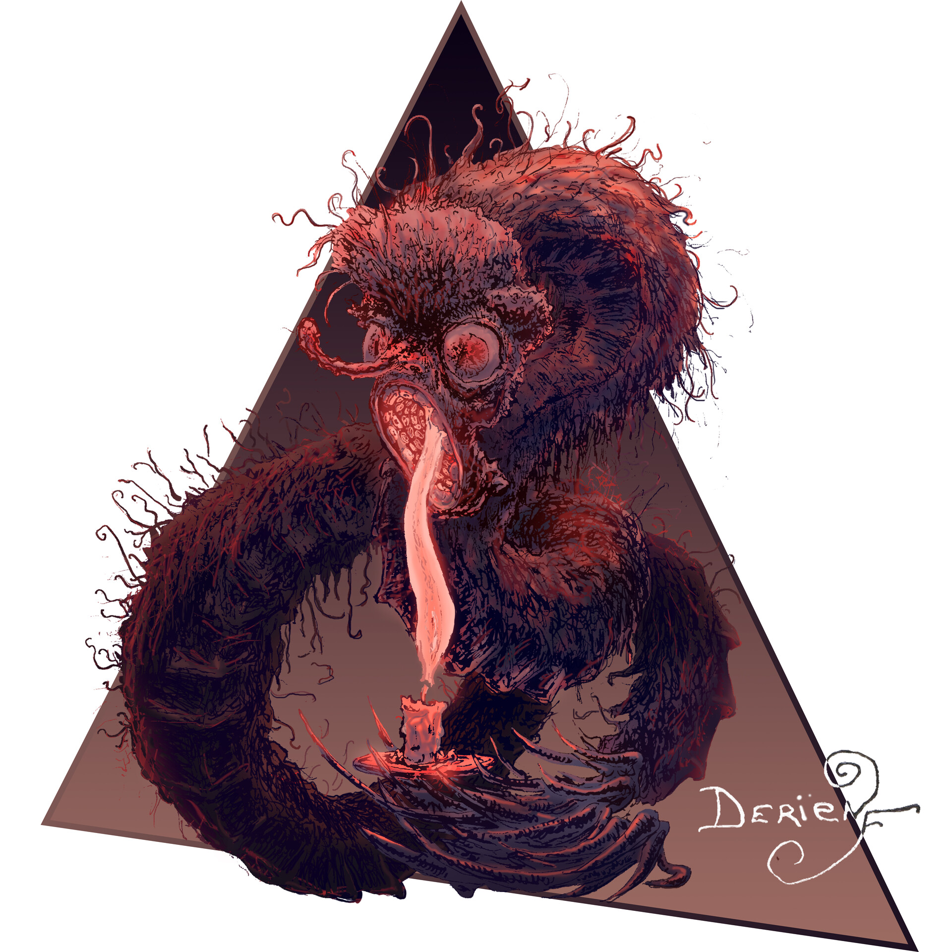 ArtStation - Fire worm